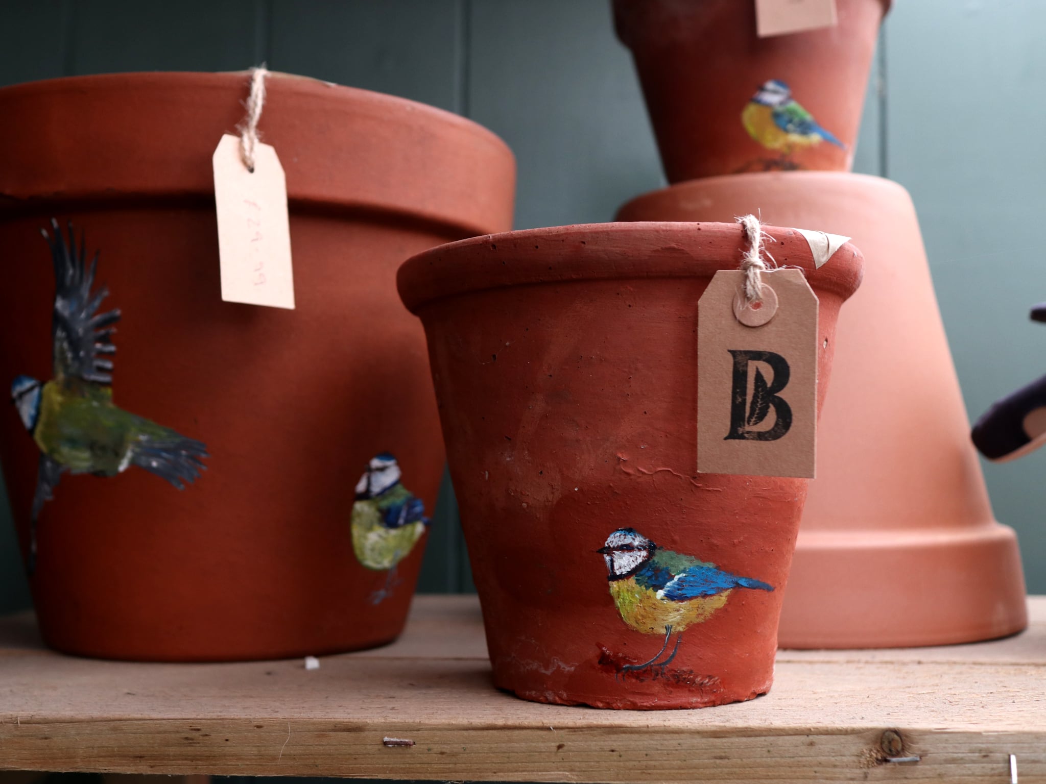 Tracy Oakley pots - Babylon Eco Centre